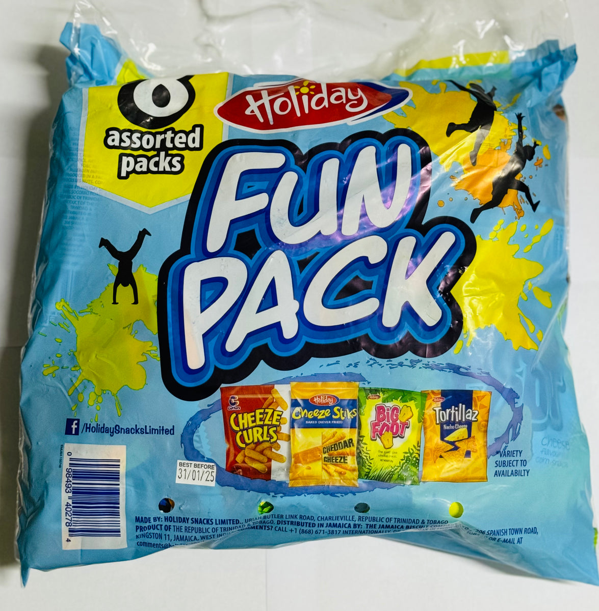 HOLIDAY FUN PACK (8 ASSORTED SNACKS) – Fedlin Limited