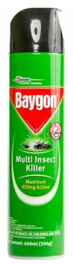 Baygon Insect Spray Insecticide 600 Ml Fedlin Limited