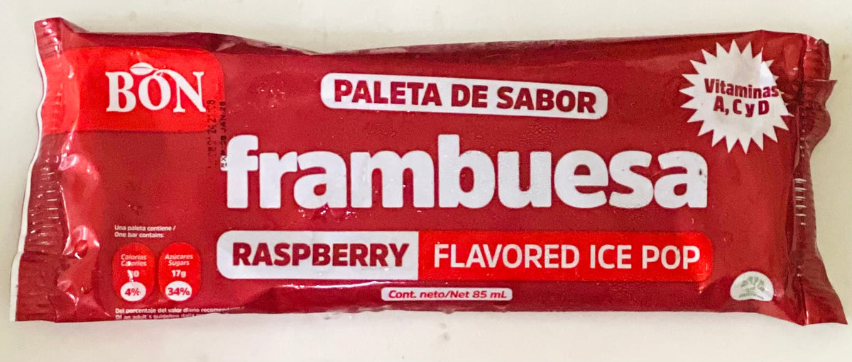 BON ICE POP (RASPBERRY, 85 ML) – Fedlin Limited