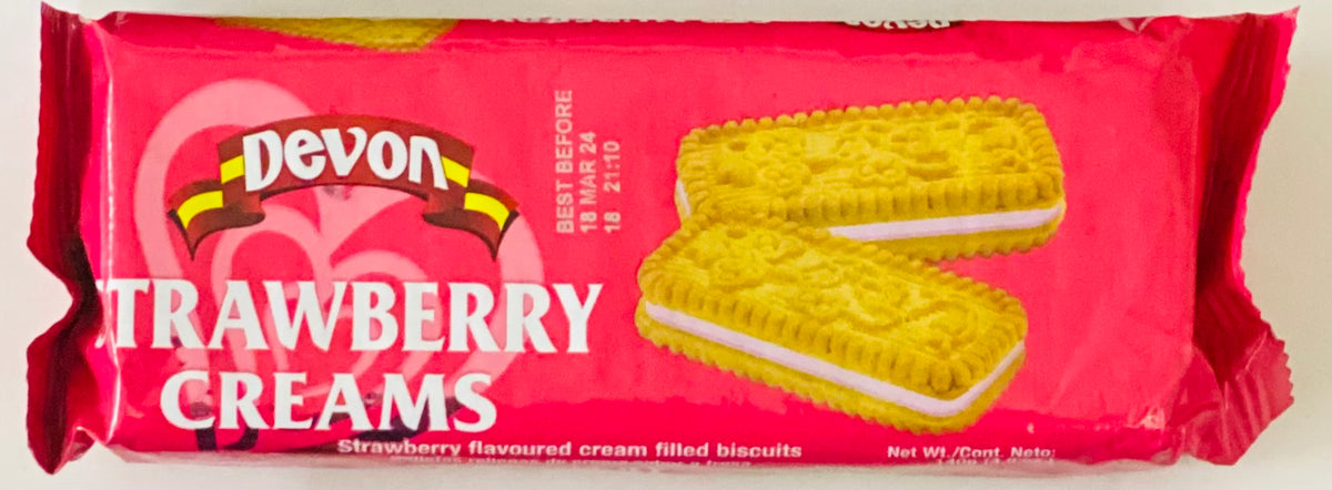 DEVON BISCUITS (STRAWBERRY CREAMS, 140 G) – Fedlin Limited
