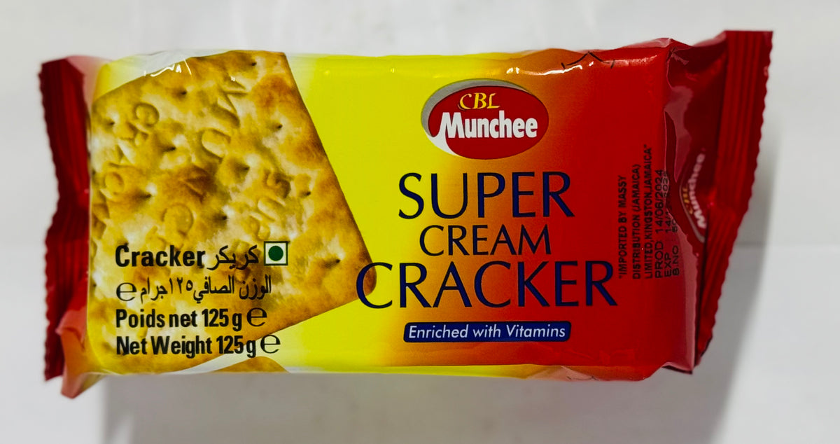CBL MUNCHEE SUPER CREAM CRACKERS (125 G) – Fedlin Limited