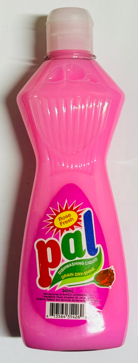 PAL DISHWASHING LIQUID DETERGENT (ROSE FRESH, 340 ML) – Fedlin Limited