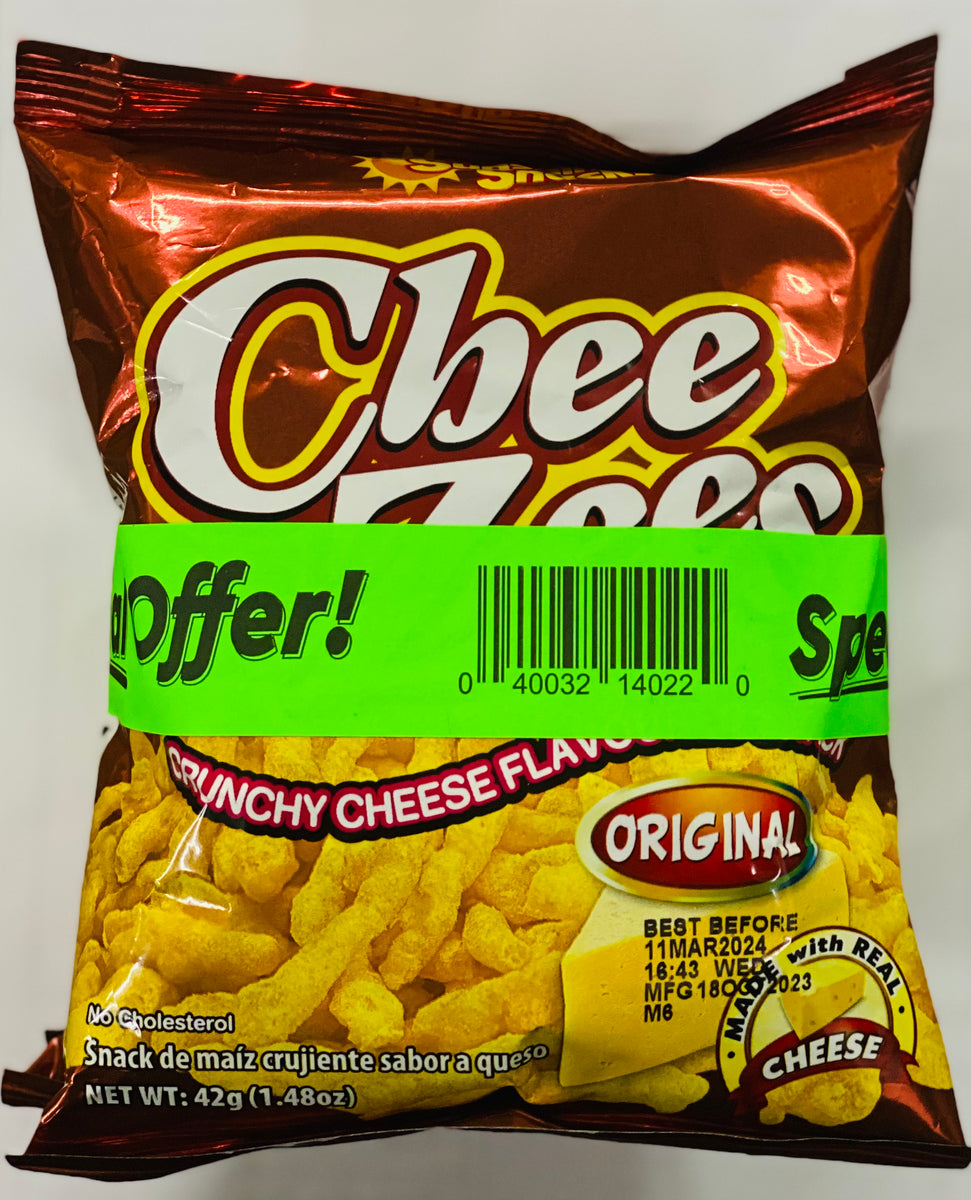SUNSHINE SNACKS CHEE ZEES (42 G / UNIT, 4 UNITS, BUY 3 GET 1 FREE ...
