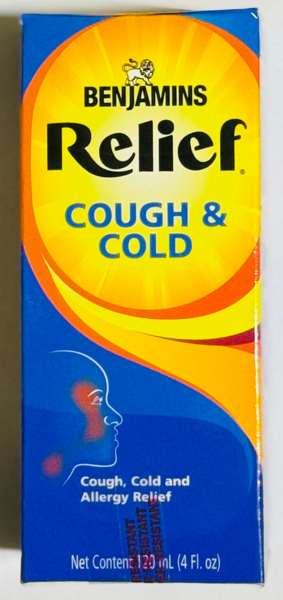 BENJAMINS RELIEF COUGH & COLD (120 ML) – Fedlin Limited