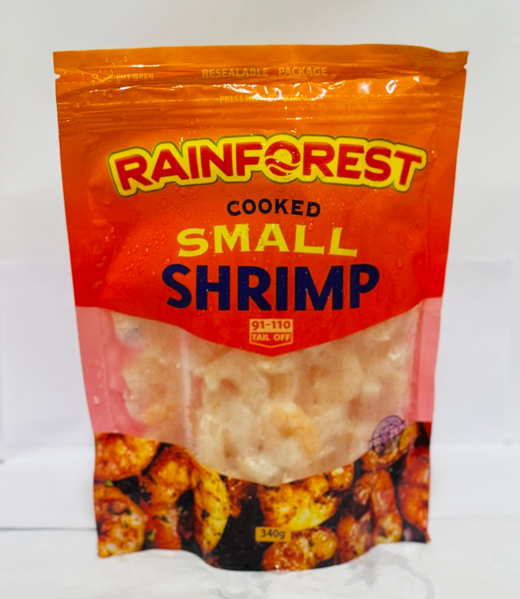RAINFOREST COOKED SMALL SHRIMP (340 G) – Fedlin Limited