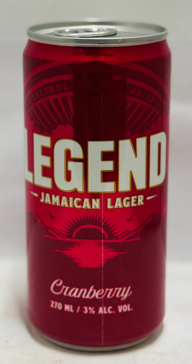 LEGEND JAMAICAN LAGER (CRANBERRY, 270 ML) – Fedlin Limited