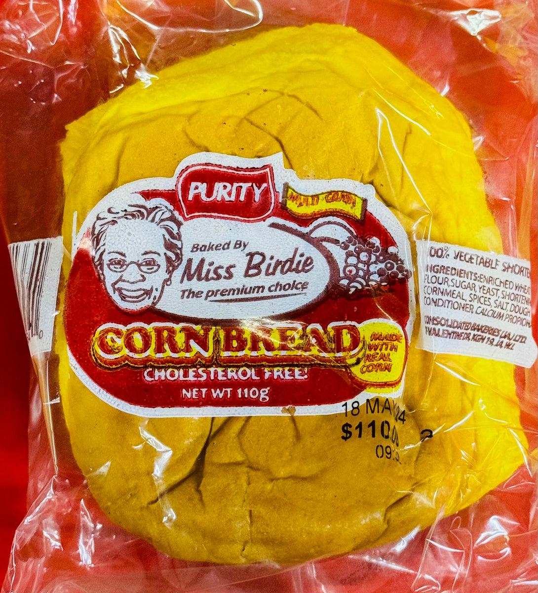 PURITY MISS BIRDIE CORN BREAD (110 G) – Fedlin Limited