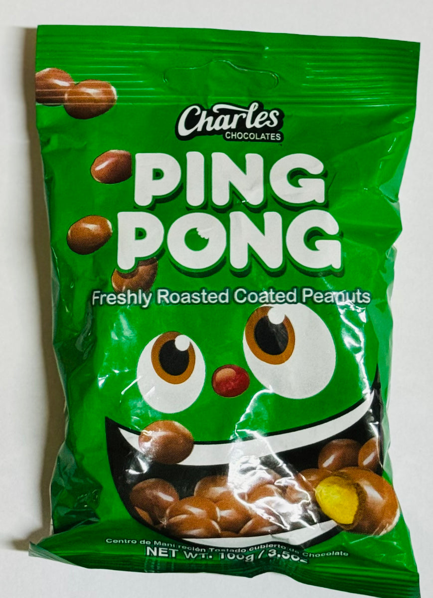CHARLES PING PONG ROASTED COATED PEANUTS (100 G) – Fedlin Limited