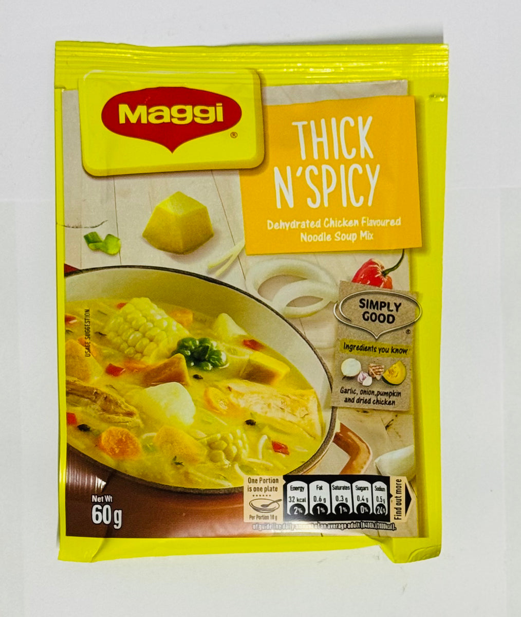 MAGGI THICK & SPICY SOUP MIX (60 G) – Fedlin Limited
