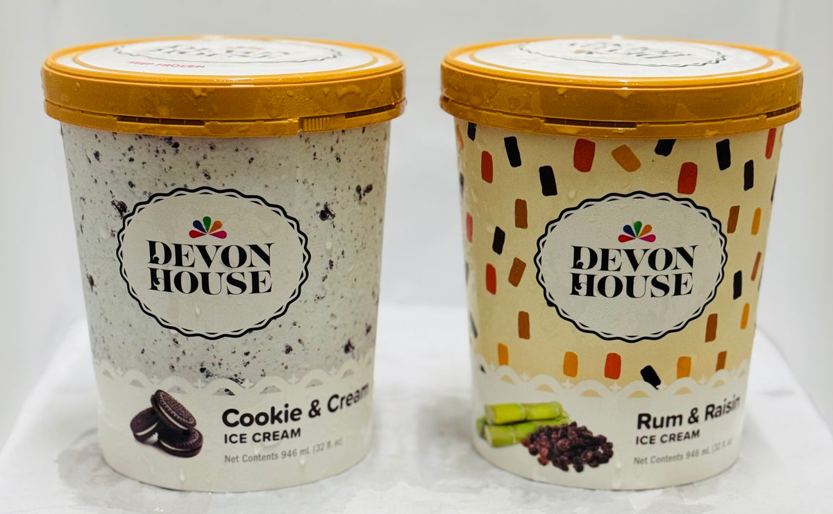 DEVON HOUSE ICE CREAM (ASSORTED FLAVOURS, 946 ML) – Fedlin Limited