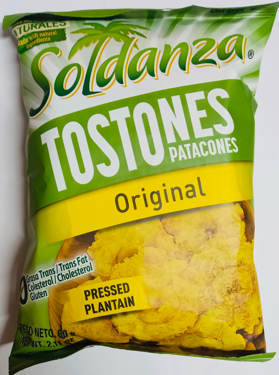 SOLDANZA TOSTONES (ORIGINAL, PRESSED PLANTAIN, 60 G) – Fedlin Limited