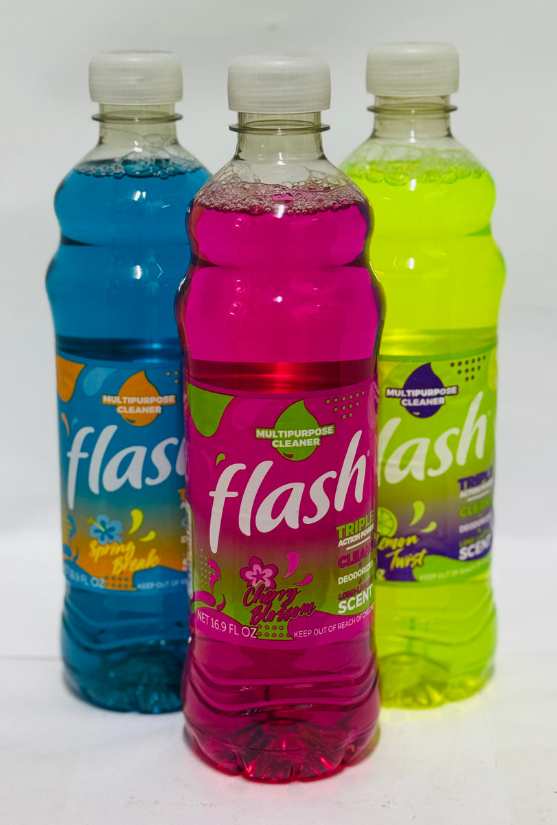 FLASH MULTI PURPOSE CLEANER (ASSORTED SCENTS, 16.9 FL OZ) – Fedlin Limited