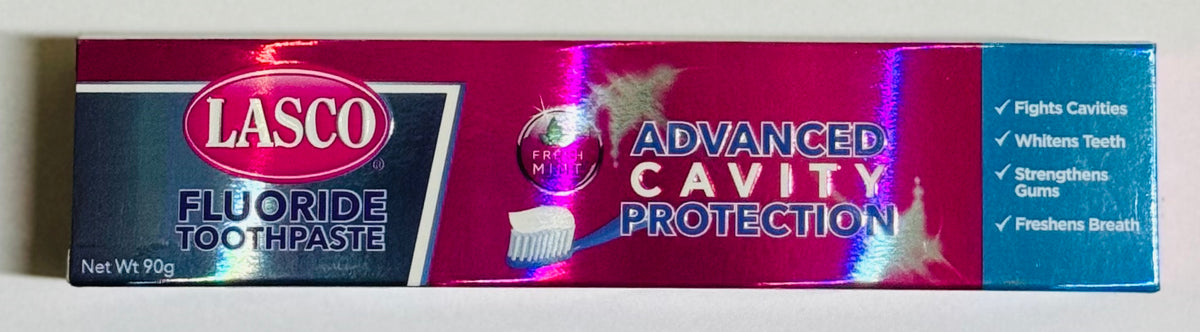 LASCO TOOTHPASTE (ADVANCED CAVITY PROTECTION, 90 G) – Fedlin Limited
