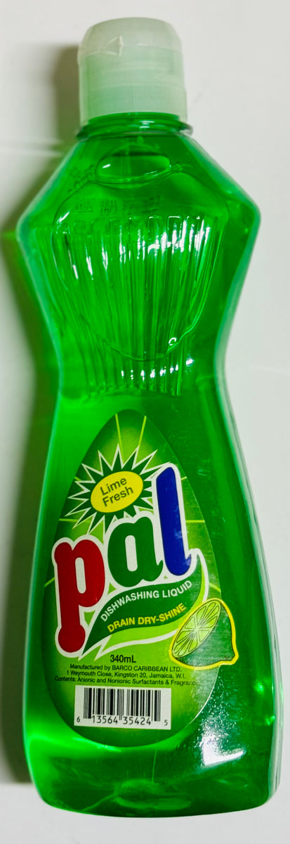 PAL DISHWASHING LIQUID DETERGENT (LIME FRESH, 340 ML) – Fedlin Limited