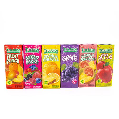 TRU JUICE 30% JUICE DRINK (CASE, 200 ML) – Fedlin Limited
