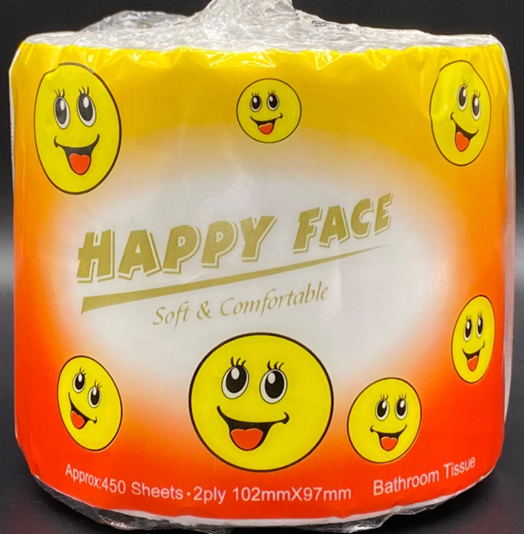 HAPPY FACE TISSUE (1 ROLL) – Fedlin Limited