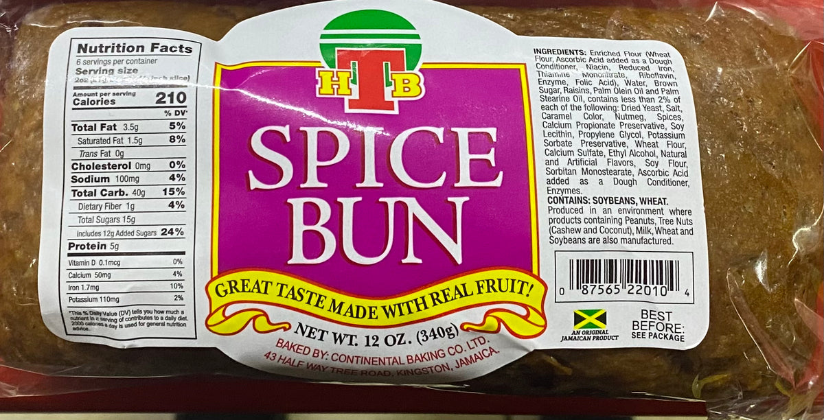 HTB SPICE BUN (12 OZ) – Fedlin Limited