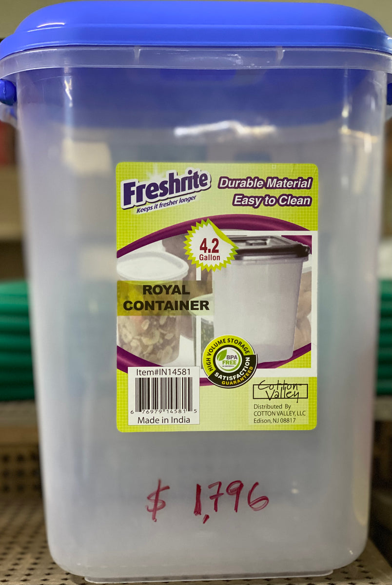 FRESHRITE STORAGE CONTAINER (4.2 GALLON CAPACITY) – Fedlin Limited