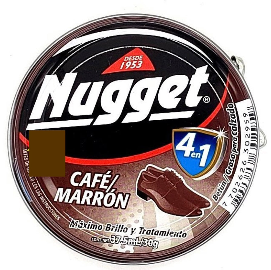 NUGGET SHOE POLISH BROWN (30 G) – Fedlin Limited