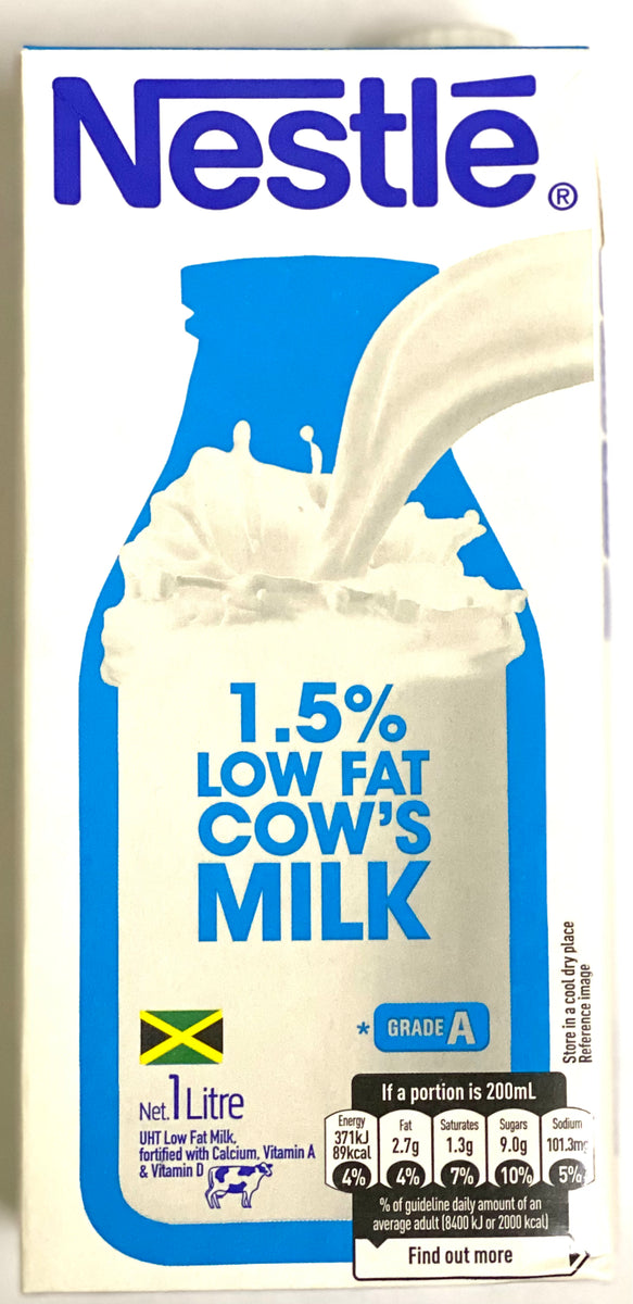 NESTLE 1.5% LOW FAT COW’S MILK (1 L) – Fedlin Limited