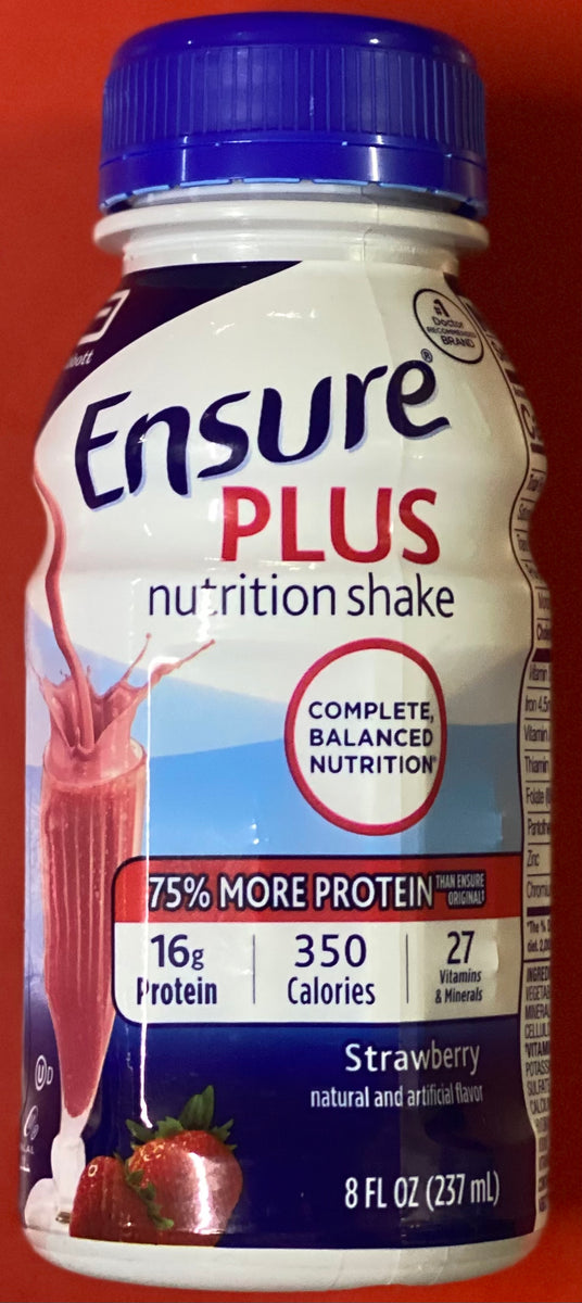 ENSURE PLUS SHAKE (STRAWBERRY, 237 ML) – Fedlin Limited